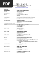 QCHP CV Template | PDF | Law | Science & Mathematics