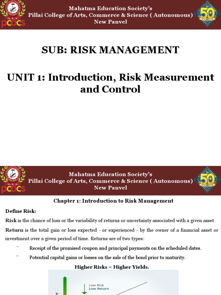 Risk Management Fundamentals Guide | PDF