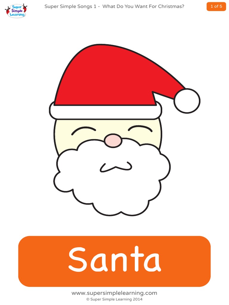 Santa: © Super Simple Learning 2014 | PDF