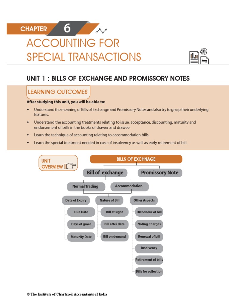 CA Notes Bill of Exchange and Promissory Notes PDF | PDF | Promissory ...