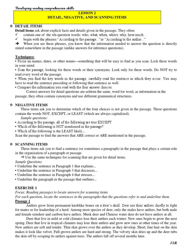 Lesson 2 Detail Negative Scan | PDF | Ancestral Puebloans | Scuba Diving