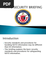 North Atlantic Treaty Organization (Nato) Security Briefing: Insert ...