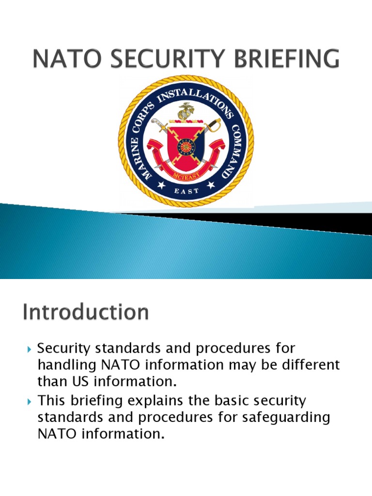 Nato Security Briefing | PDF | Classified Information | Civil Rights ...