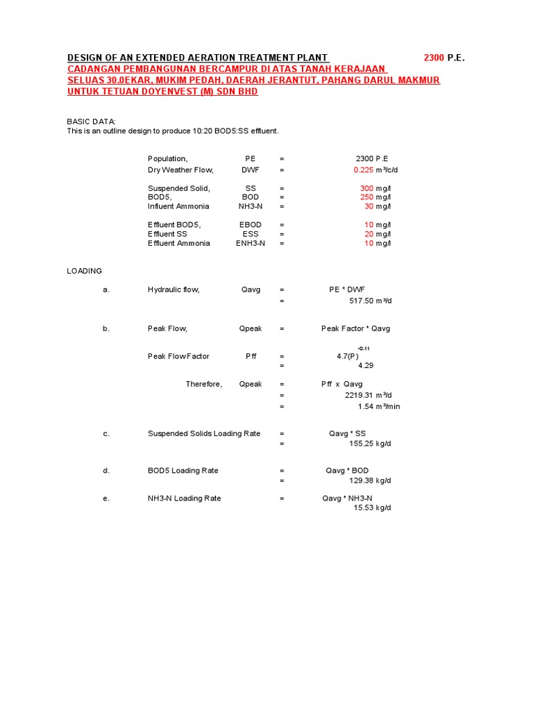 STP Design | PDF | Chemical Engineering | Hydraulics