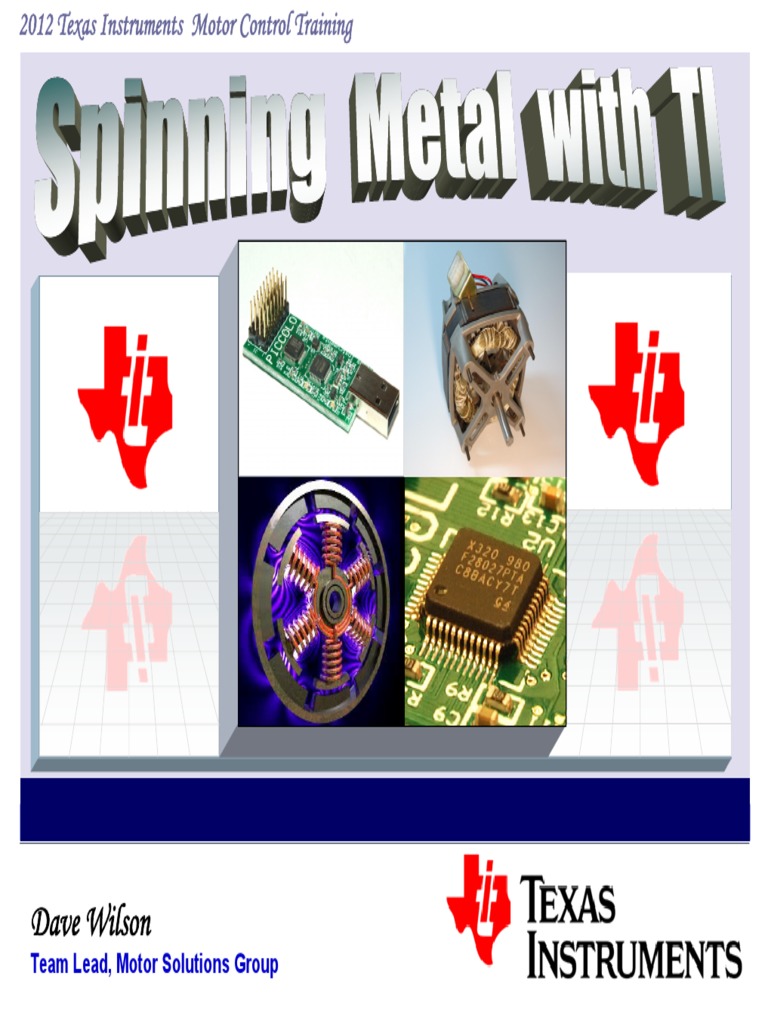 Dave Wilson: 2012 Texas Instruments Motor Control Training | PDF ...