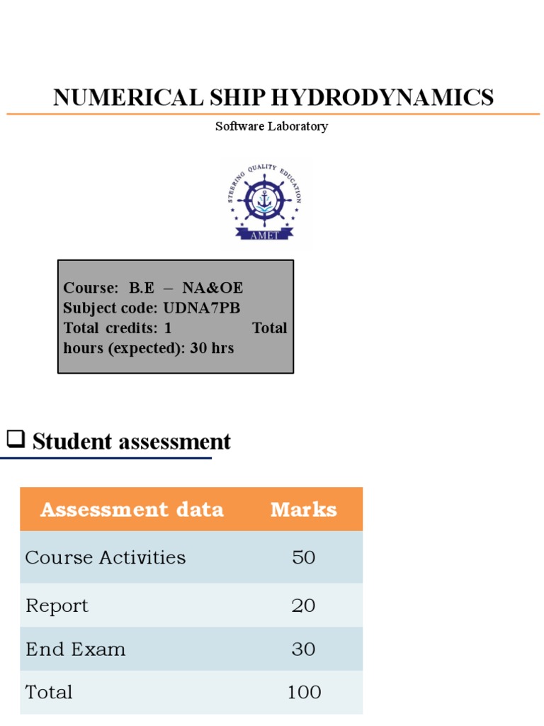 Numerical Ship Hydrodynamics | PDF | Ships | Drag (Physics)