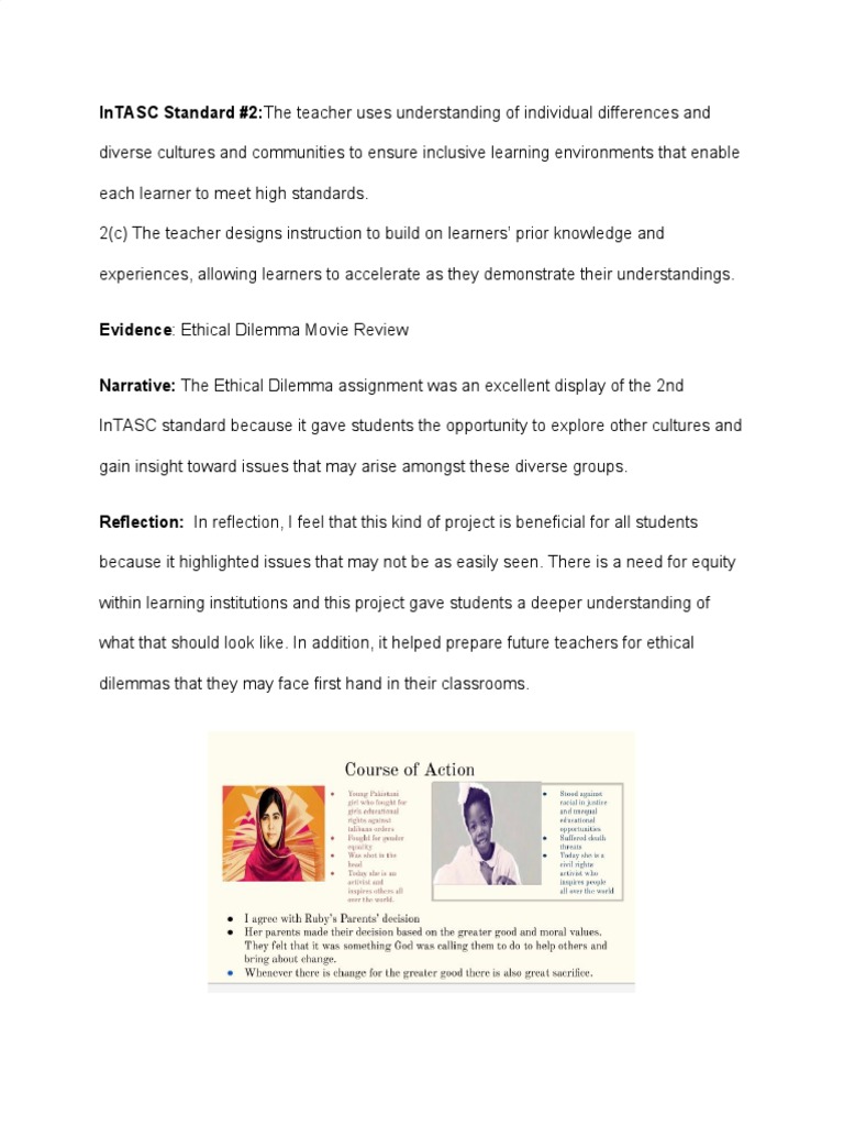 Ethics Portfolio Page 2 | PDF