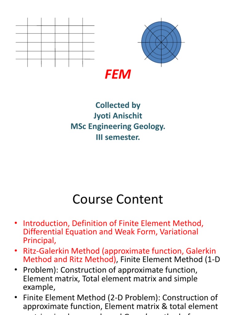 Finite Element Method PDF | PDF | Finite Element Method | Partial ...