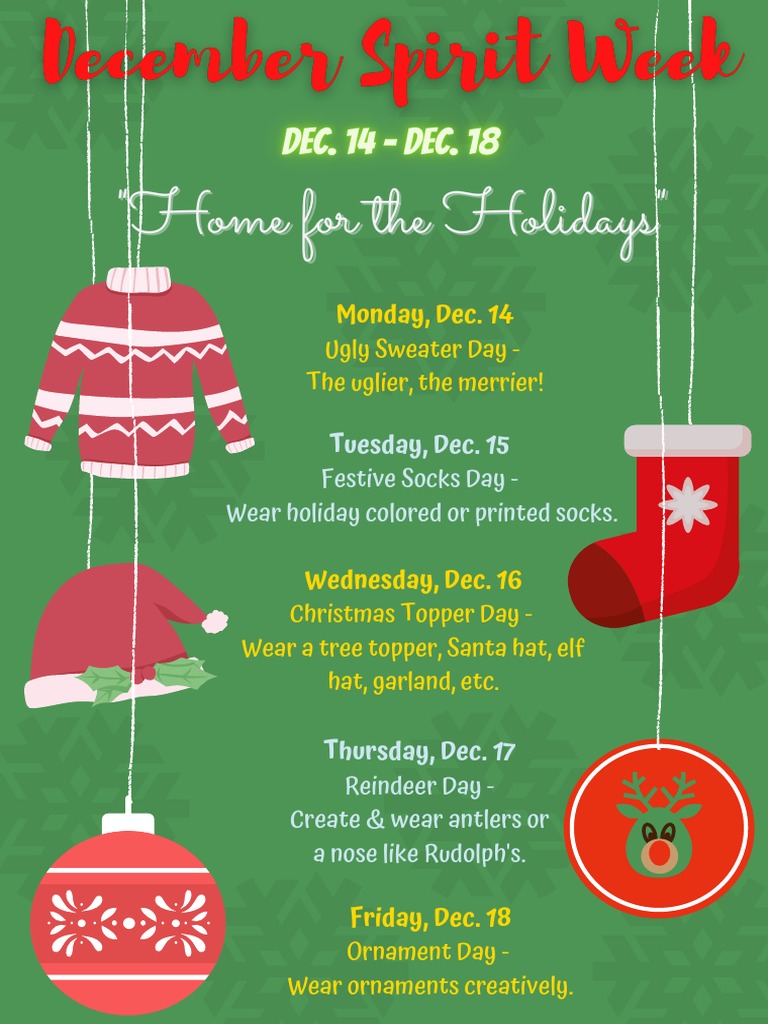 December Spirit Week | PDF
