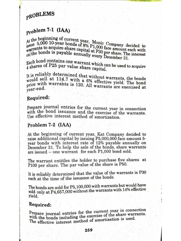 Chapter 7 Compound Financial Instrument PDF | PDF