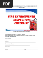 Fire Extinguisher Inspection Report | PDF | Equipment | Manufactured Goods