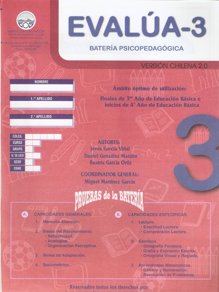 Evalua 3 - Protocolo PDF | PDF