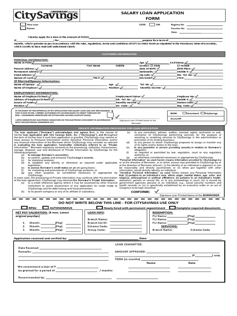 Loan Application New | PDF | Surety | Loans