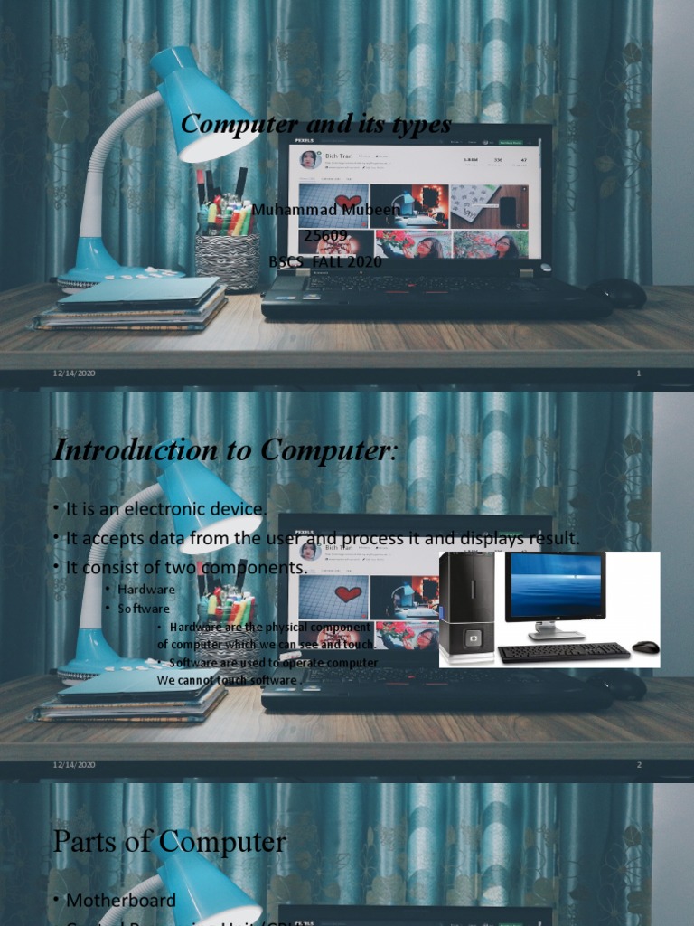Computer And Its Types Pdf Microcomputers Computer Hardware 3319