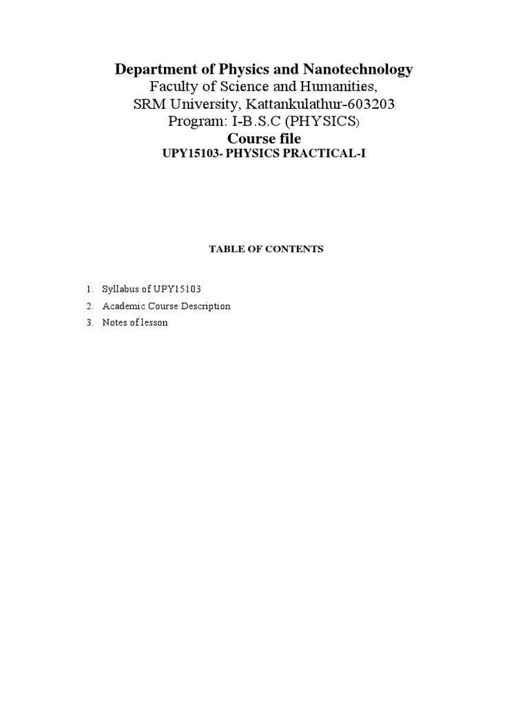 Physics Practical PDF | PDF | Prism | Physics