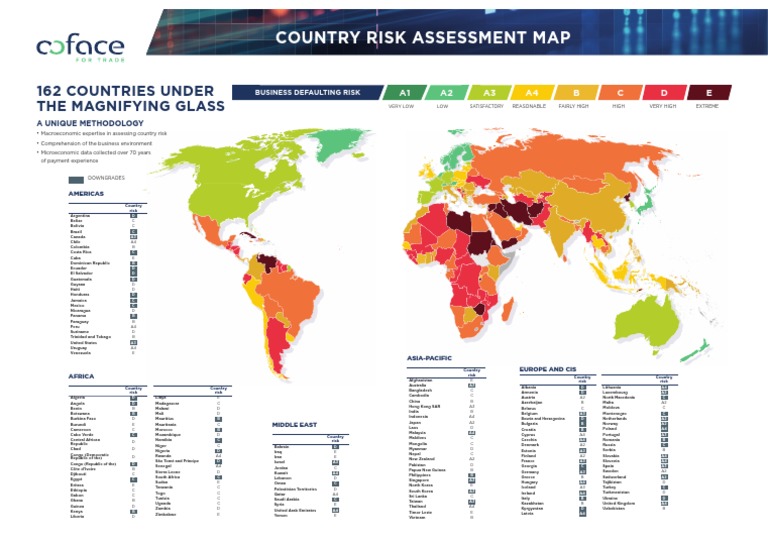 Country Risk Assessment Map: 162 Countries Under The Magnifying Glass ...