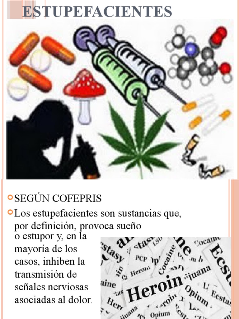 Definición y Regulación de Estupefacientes | PDF | Dolor | Medicina