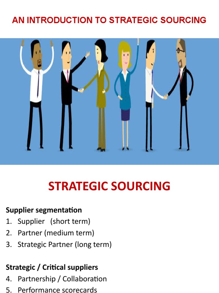 An Introduction To Strategic Sourcing | PDF | Procurement | Outsourcing