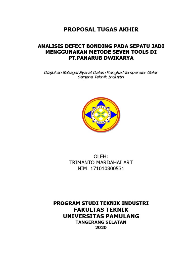 Proposal Tugas Akhir | PDF