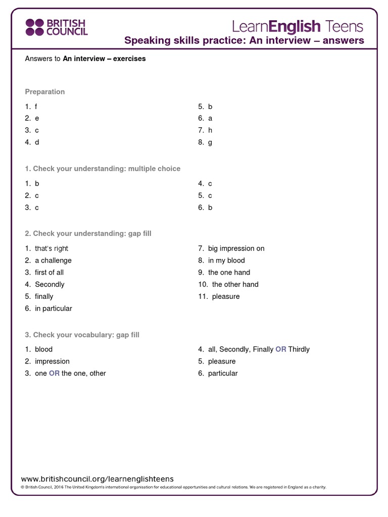 Interview Skills Practice | PDF