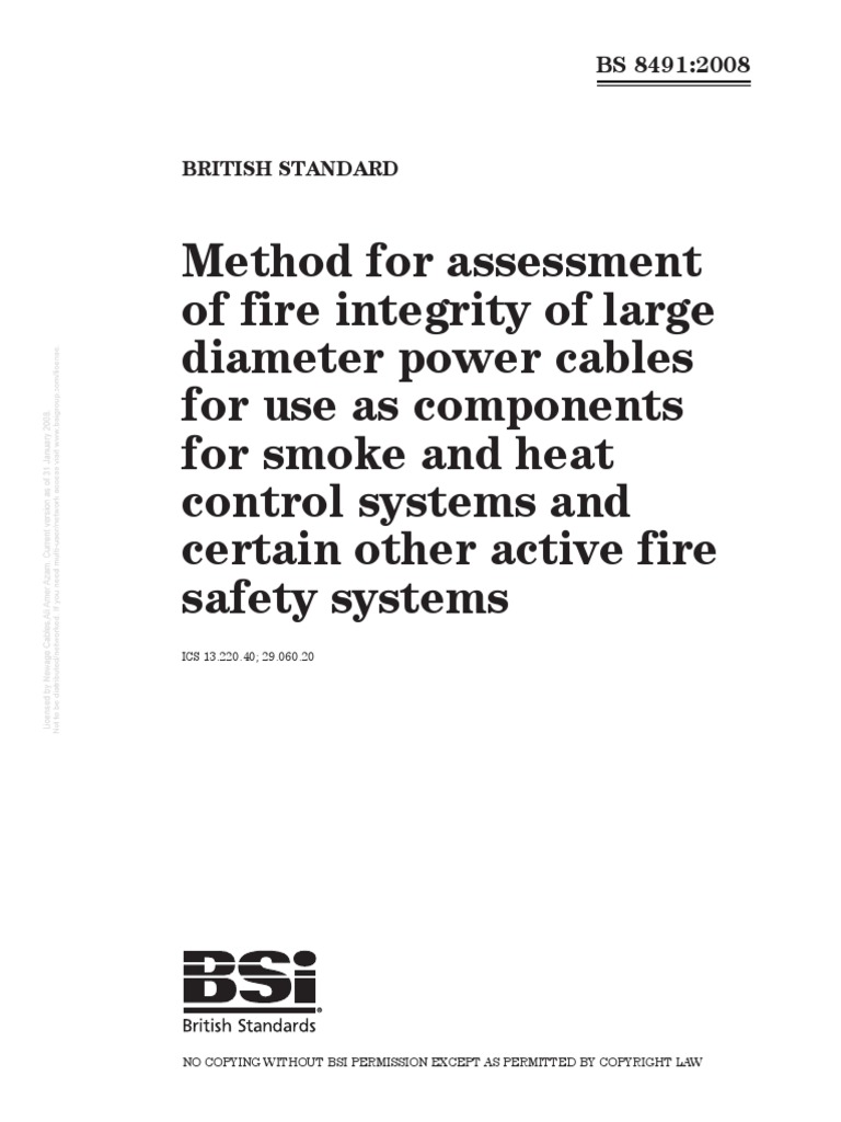 BS 8491 | PDF | Flow Measurement | Fuse (Electrical)