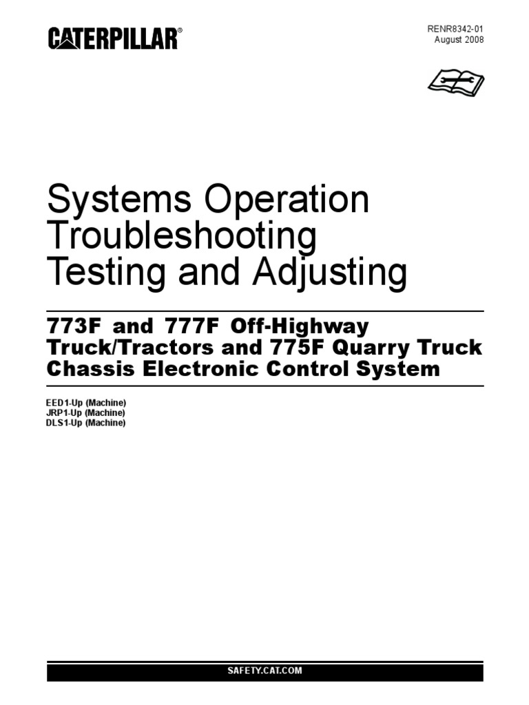 773F-775F-777F - Chassis ECM - RENR8342-01 | PDF | Transmission ...