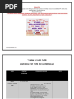 RPH Math DLP Year 2 | PDF | Numbers | Mathematical Objects