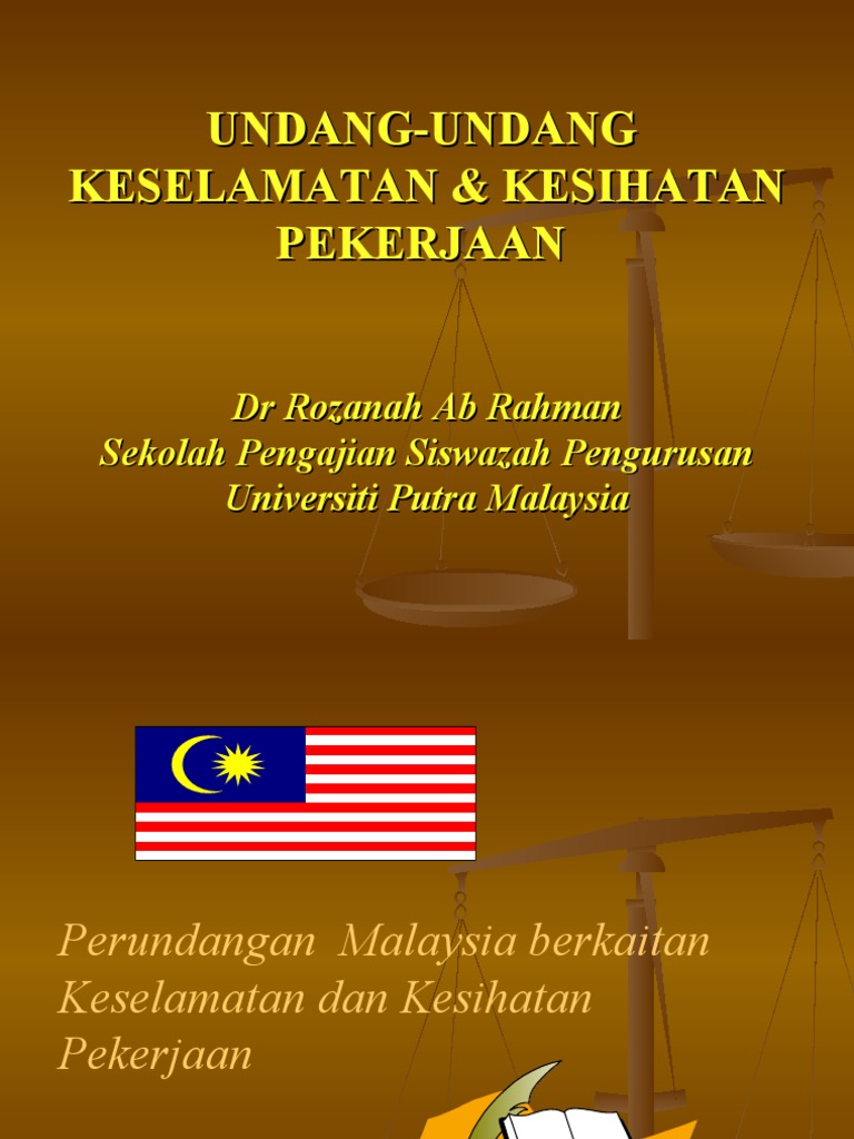 Pengenalan Dan Sejarah OSHA 1994 | PDF