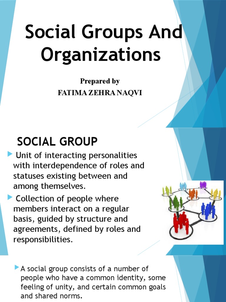 Understanding Social Groups and Organizations | PDF | Social Group ...