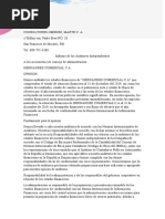 Modelo Dictamen Nia 700 | PDF | Auditoría | Estado financiero