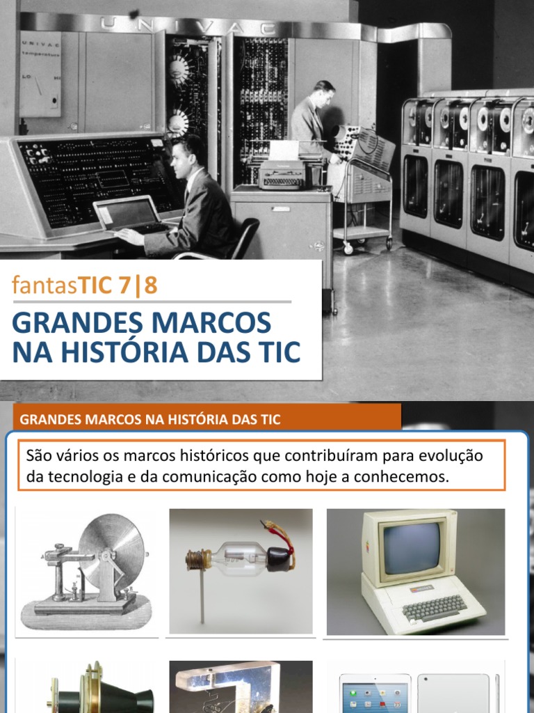 Grandes Marcos Das TIC | PDF | Unidade central de processamento ...