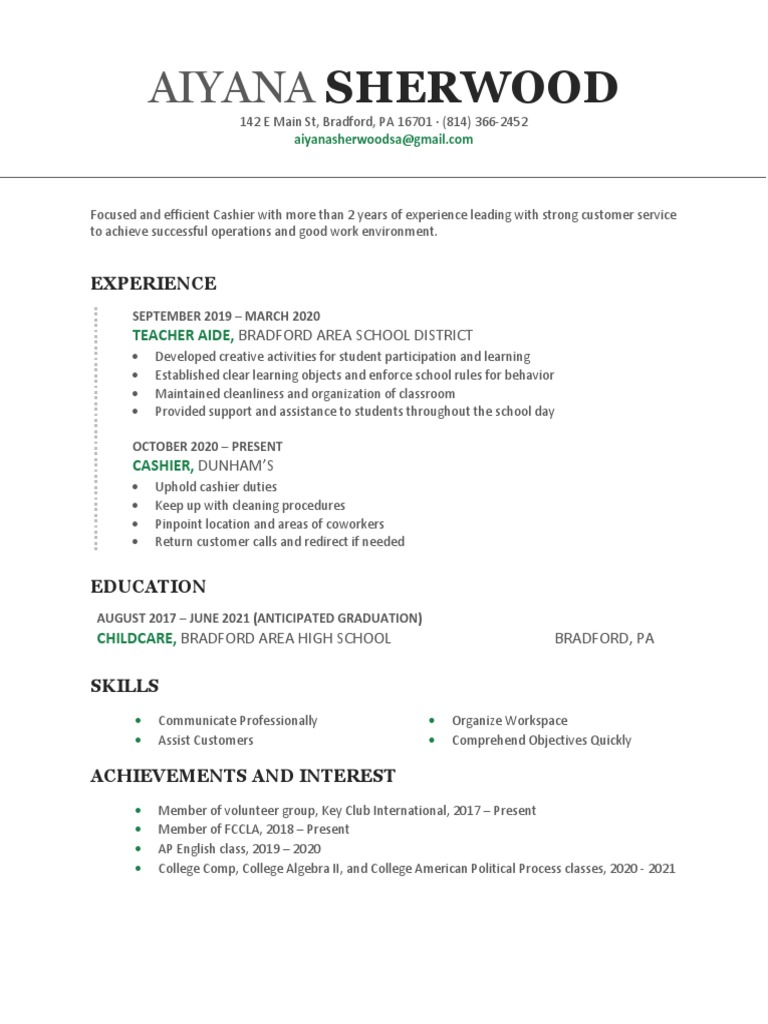 Resume October 2020 | PDF