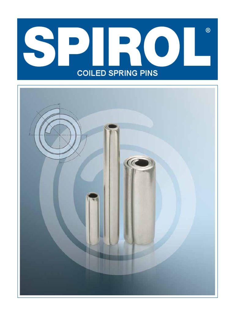 Spiral Coiled Spring Pins Design Guide | PDF
