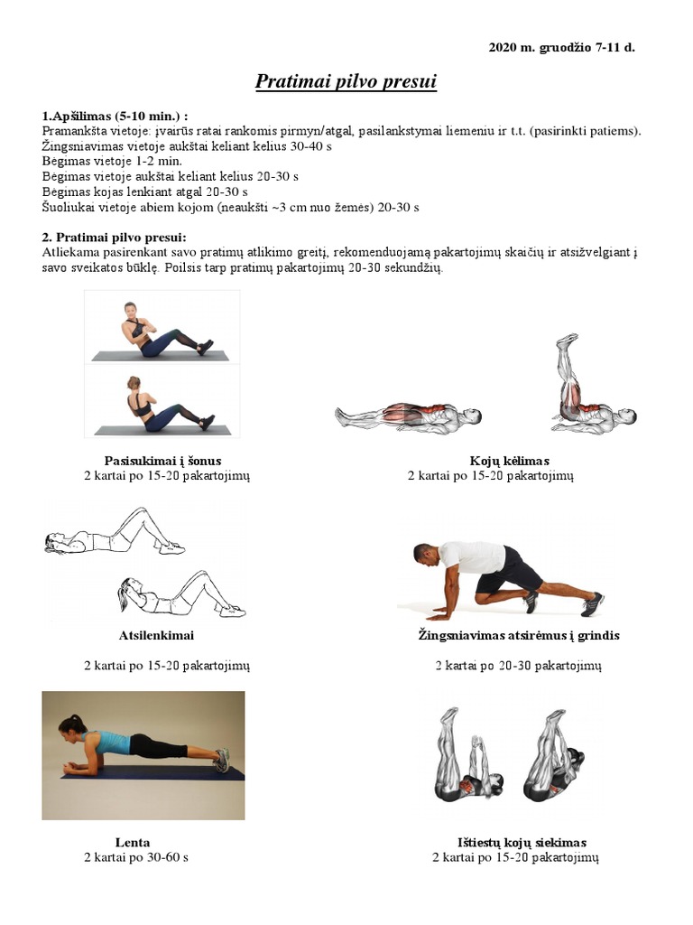 Pratimai Pilvo Presui | PDF