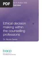 BACP Ethical Framework 2025 | PDF | Psychotherapy | Counseling Psychology