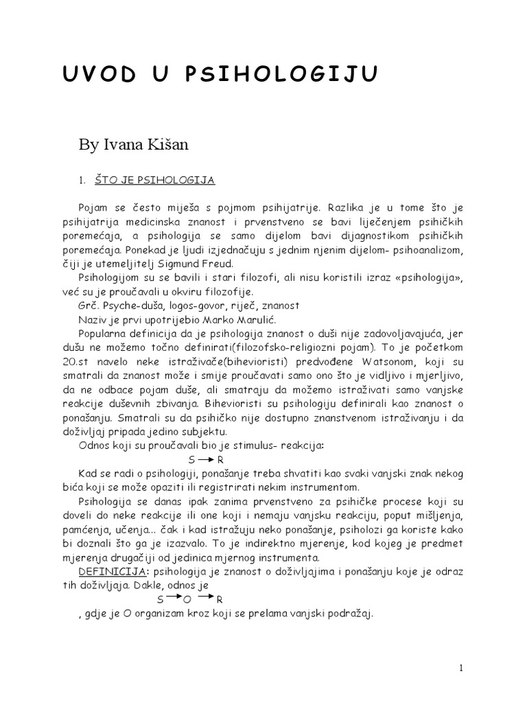 Skripta Za Prvi Kolokvij | PDF