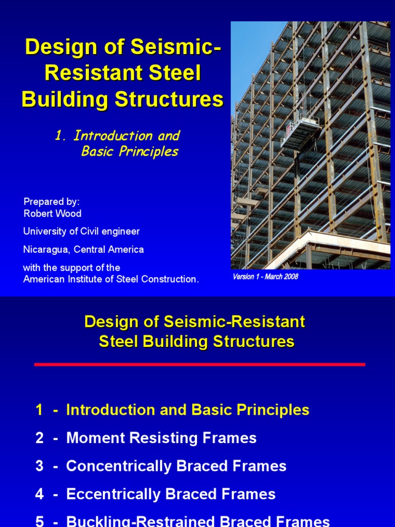 Design of Seismic-Resistant Steel Building Structures | PDF ...
