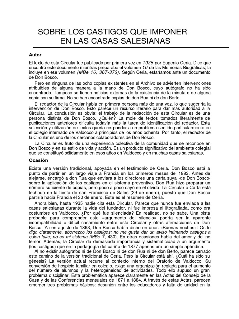 Carta Sobre Los Castigos PDF | PDF | Perdón | Jesús