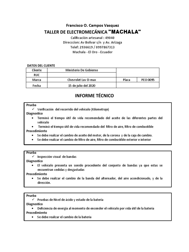 Informe Dmax | Descargar gratis PDF | Motor de combustión interna | Tecnología de vehículos