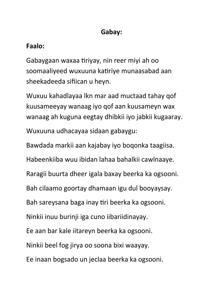 Gabay | PDF