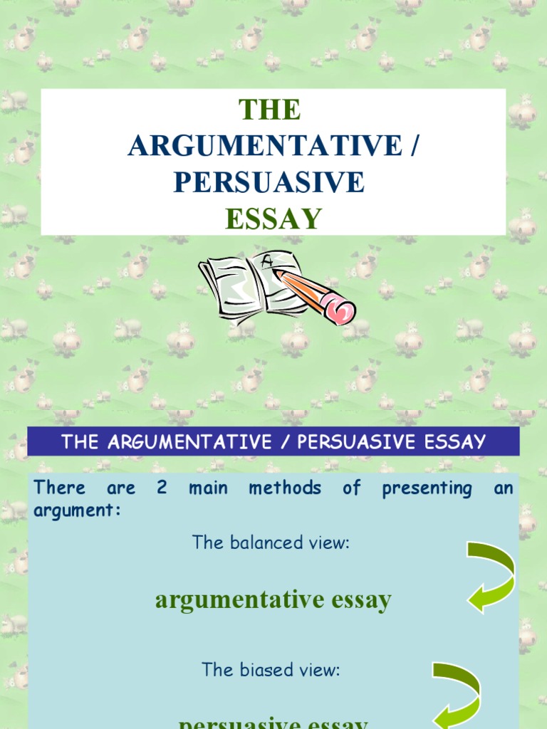 Writing Argumentative Persuasive Lesson Plan Presentation | PDF ...
