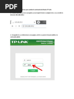 Pasos para Cambiar La Contraseña Del Router Mercusys | PDF
