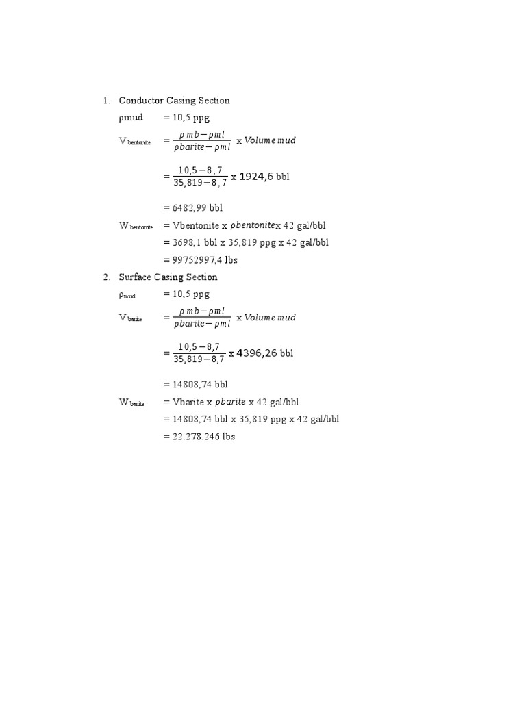 Conductor Casing Section | PDF