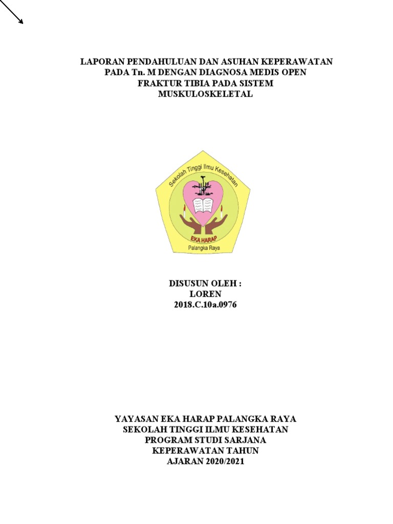 LP & Askep Open Fraktur Tibia (Loren) | PDF