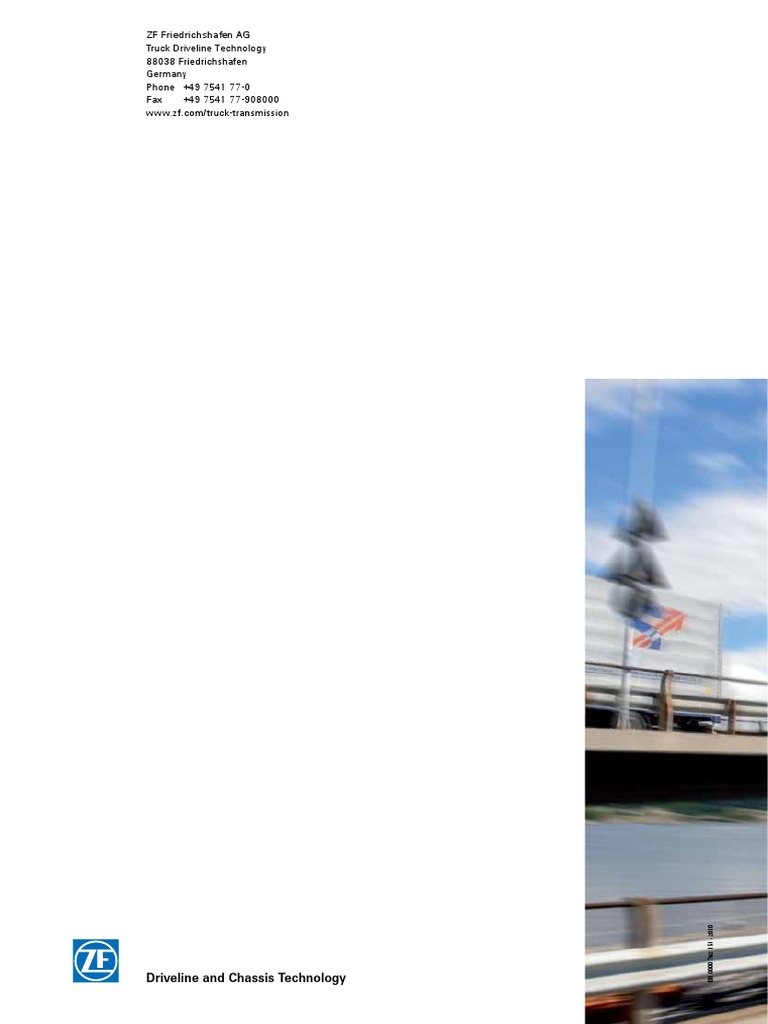 ZF OVERVIEW 2010 Driving The Future | PDF | Transmission (Mechanics ...