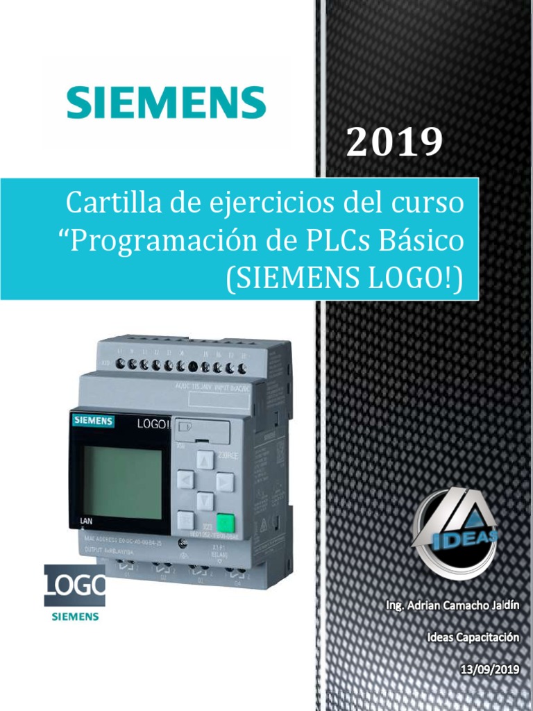 Ejercicios Del Curso "Programación de PLCs Básico SIEMENS LOGO | PDF | Controlador lógico ...