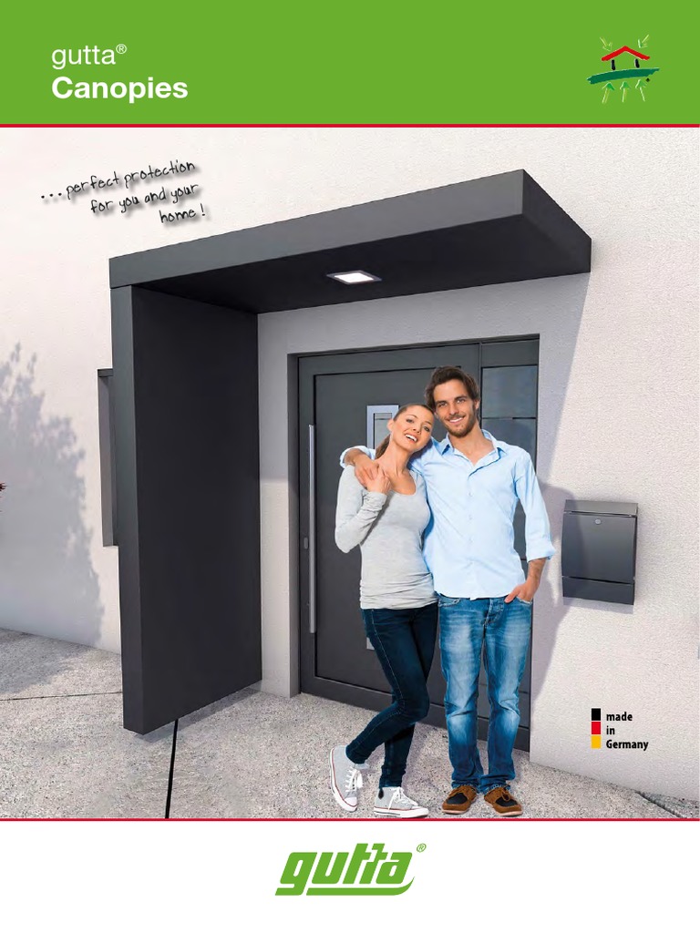 Brochure Gutta Canopies en PDF | PDF | Lighting | Stainless Steel