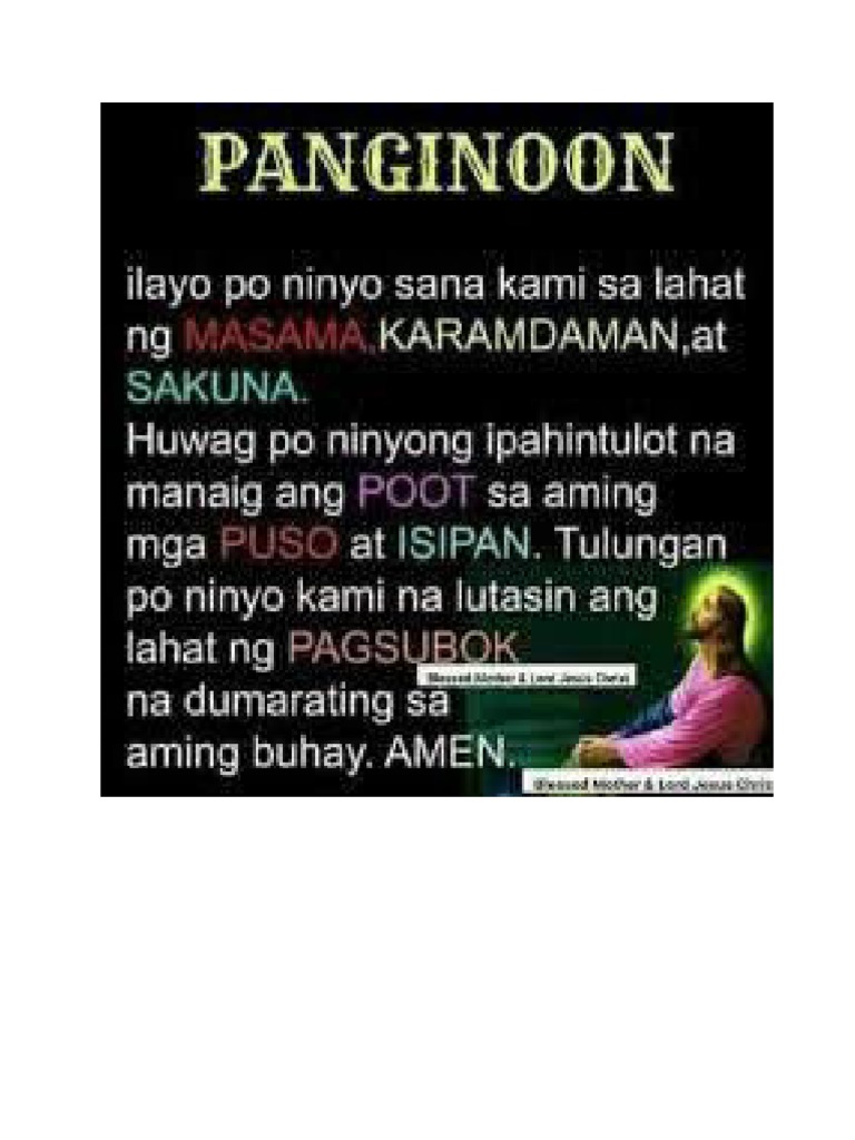 Panalangin para Sa May Sakit | PDF