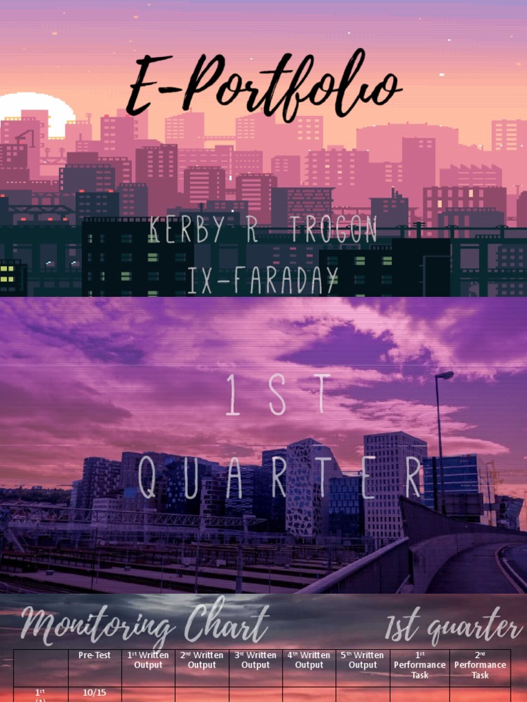 E-Portfolio, Grade 9 | PDF