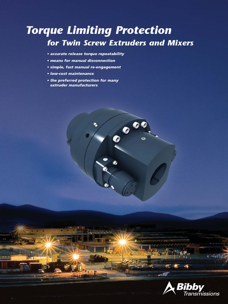 Extruder Brochure - Old Series | PDF | Transmission (Mechanics) | Clutch